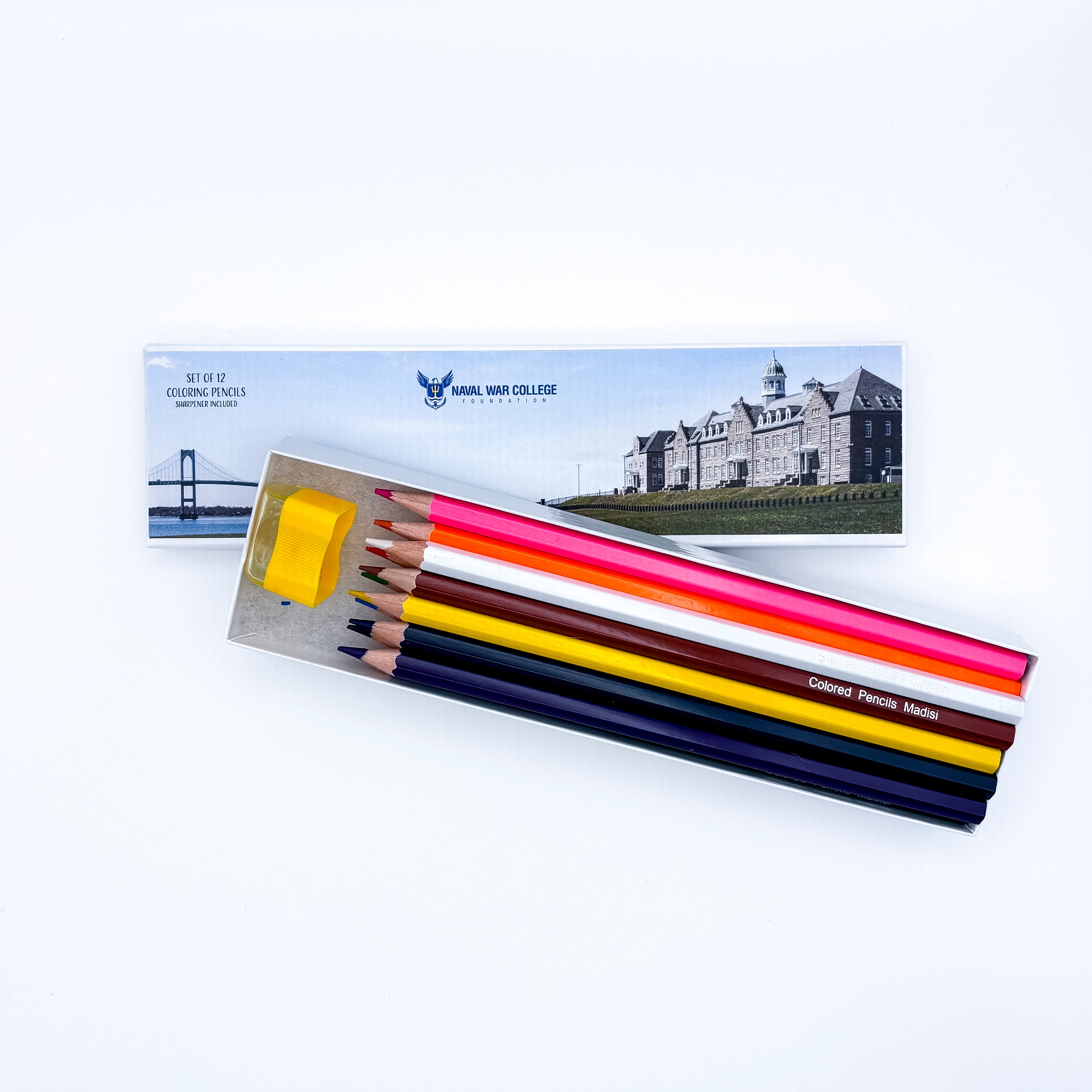 Coloring Pencils and Sharpener Set – Naval War College Foundation
